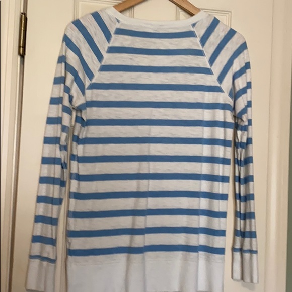 J. Crew | Tops | Bluewhite Striped J Crew Long Sleeve | Poshmark
